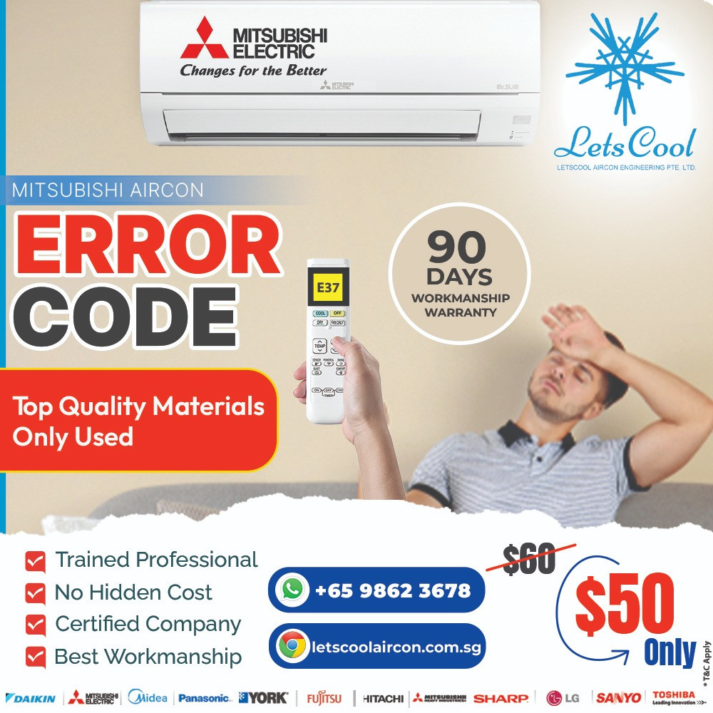 Mitsubishi Aircon Error code servicing in singapore in Singapore (Ad ...